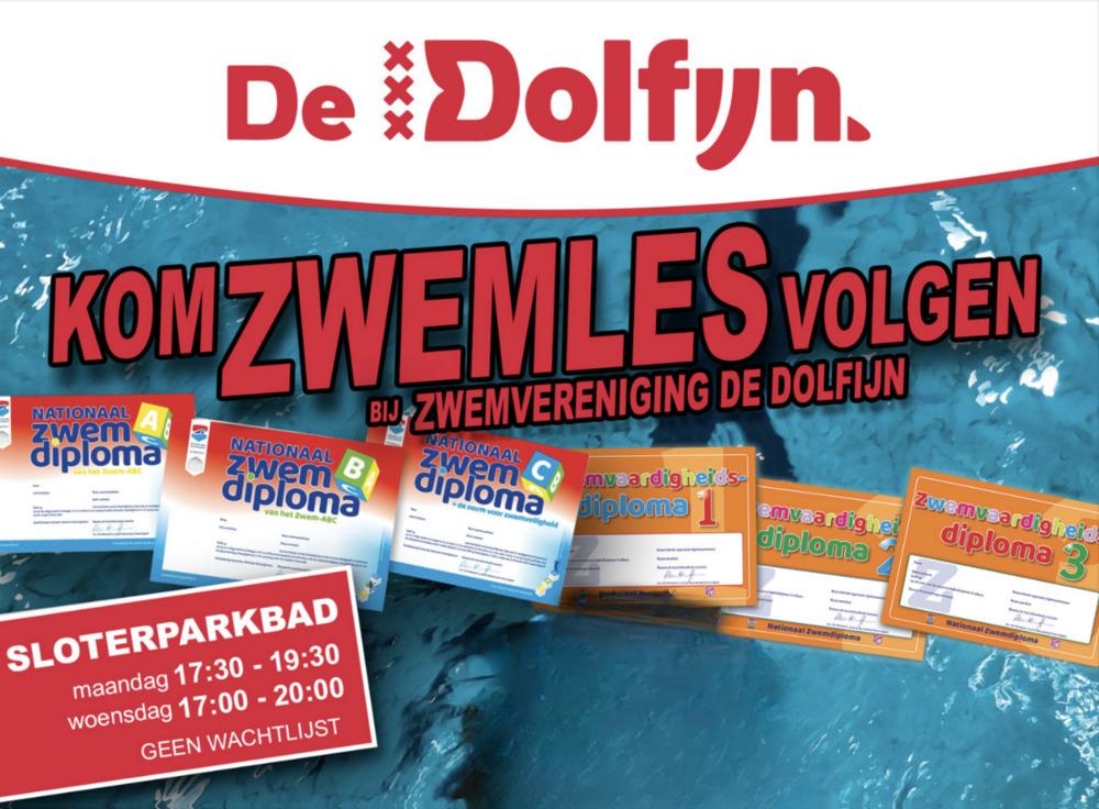 Start met zwemles per 10 februari • Zwemvereniging De Dolfijn Amsterdam